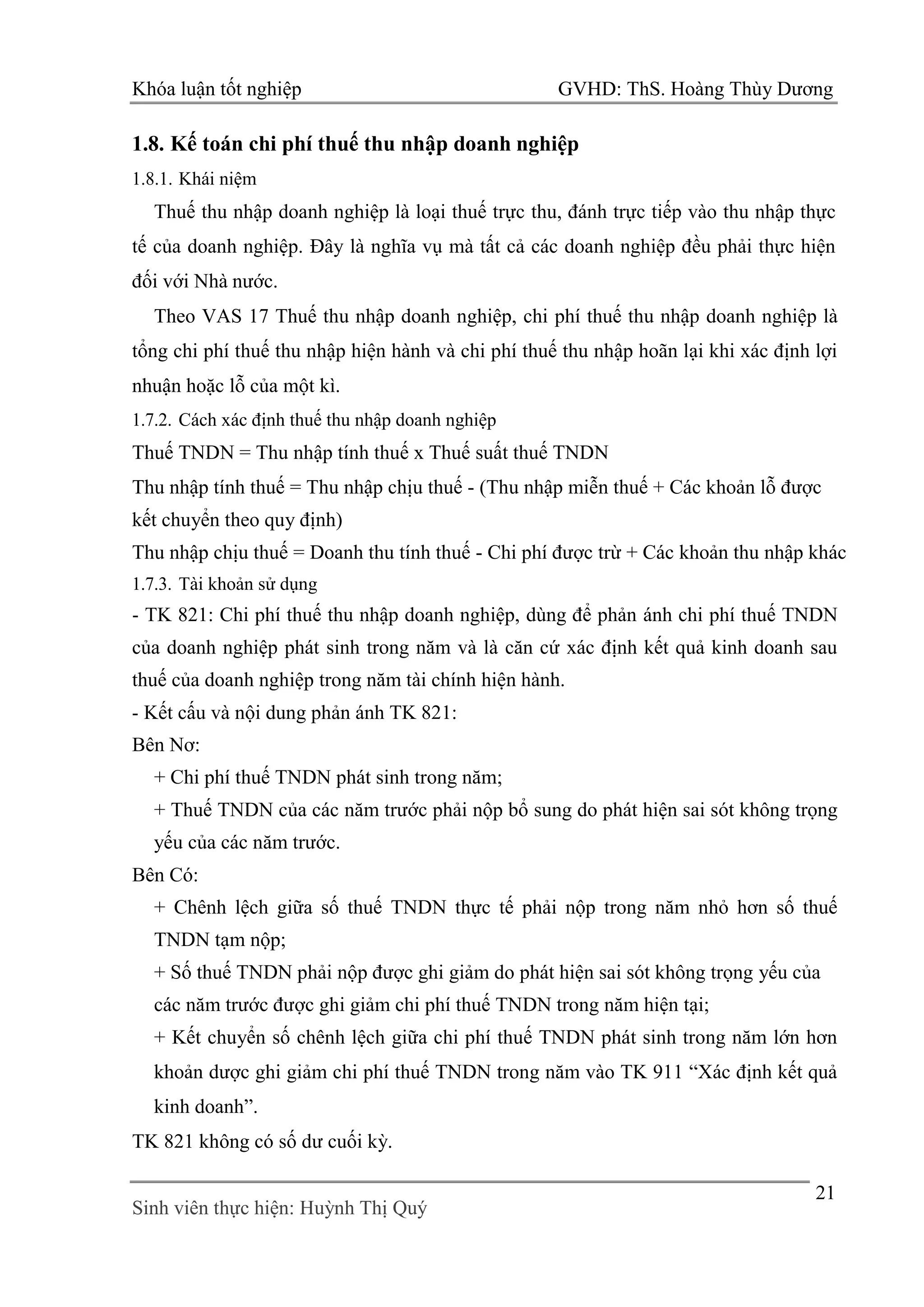 Đề tài Khóa luận 2024 Thực trạng kế toán doanh thu và xác định kết quả kinh doanh tại Công ty Cổ ...