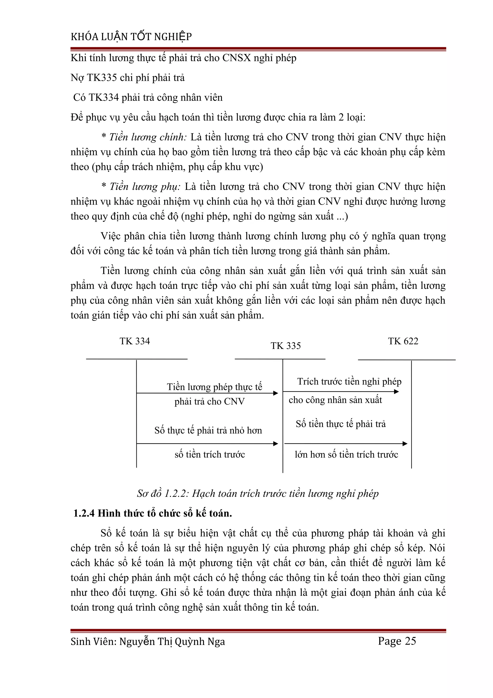 Khóa luận tốt nghiệp kế toán tiền lương và các khoản trích theo lương | DOC