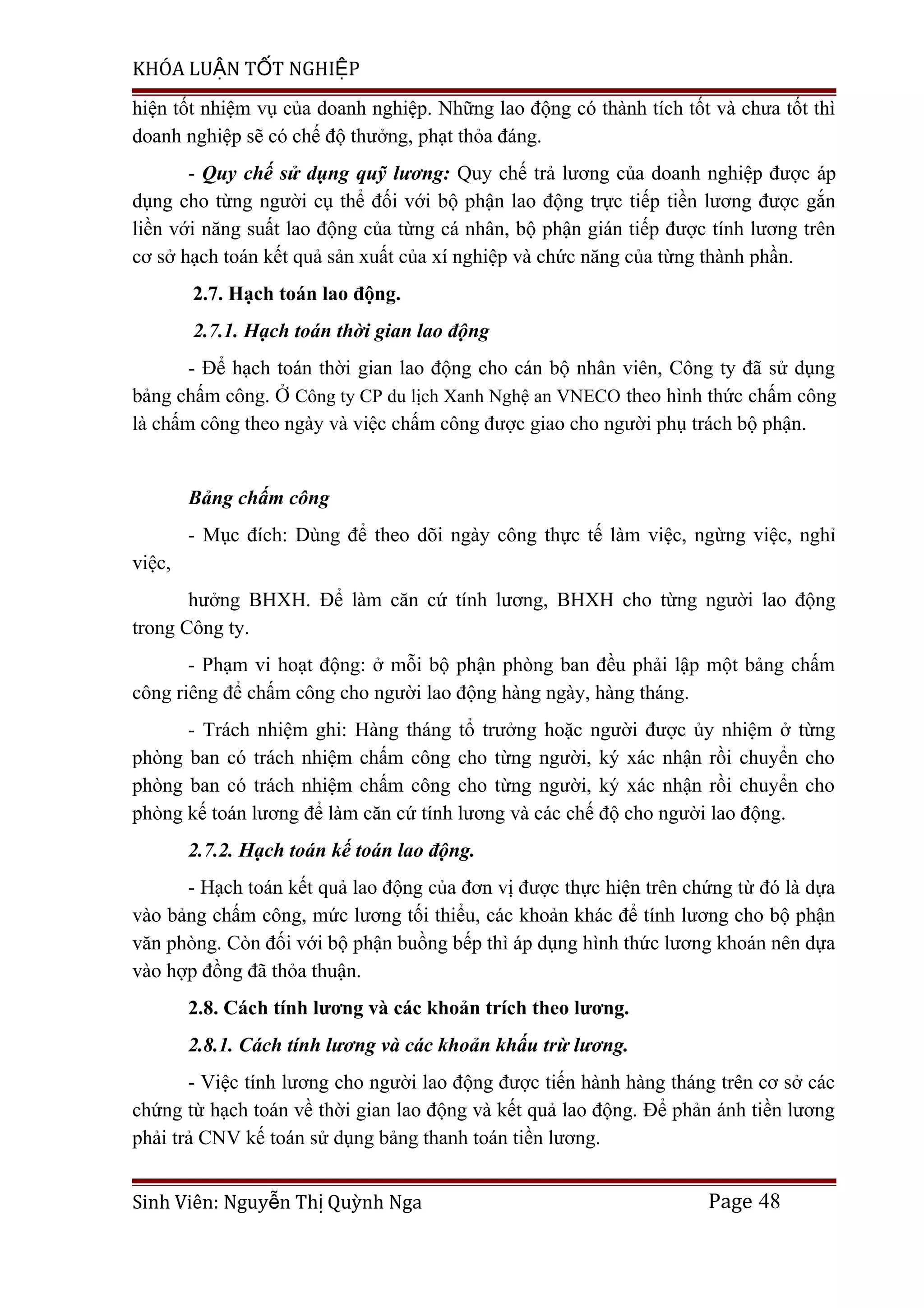 Khóa luận tốt nghiệp kế toán tiền lương và các khoản trích theo lương | DOC
