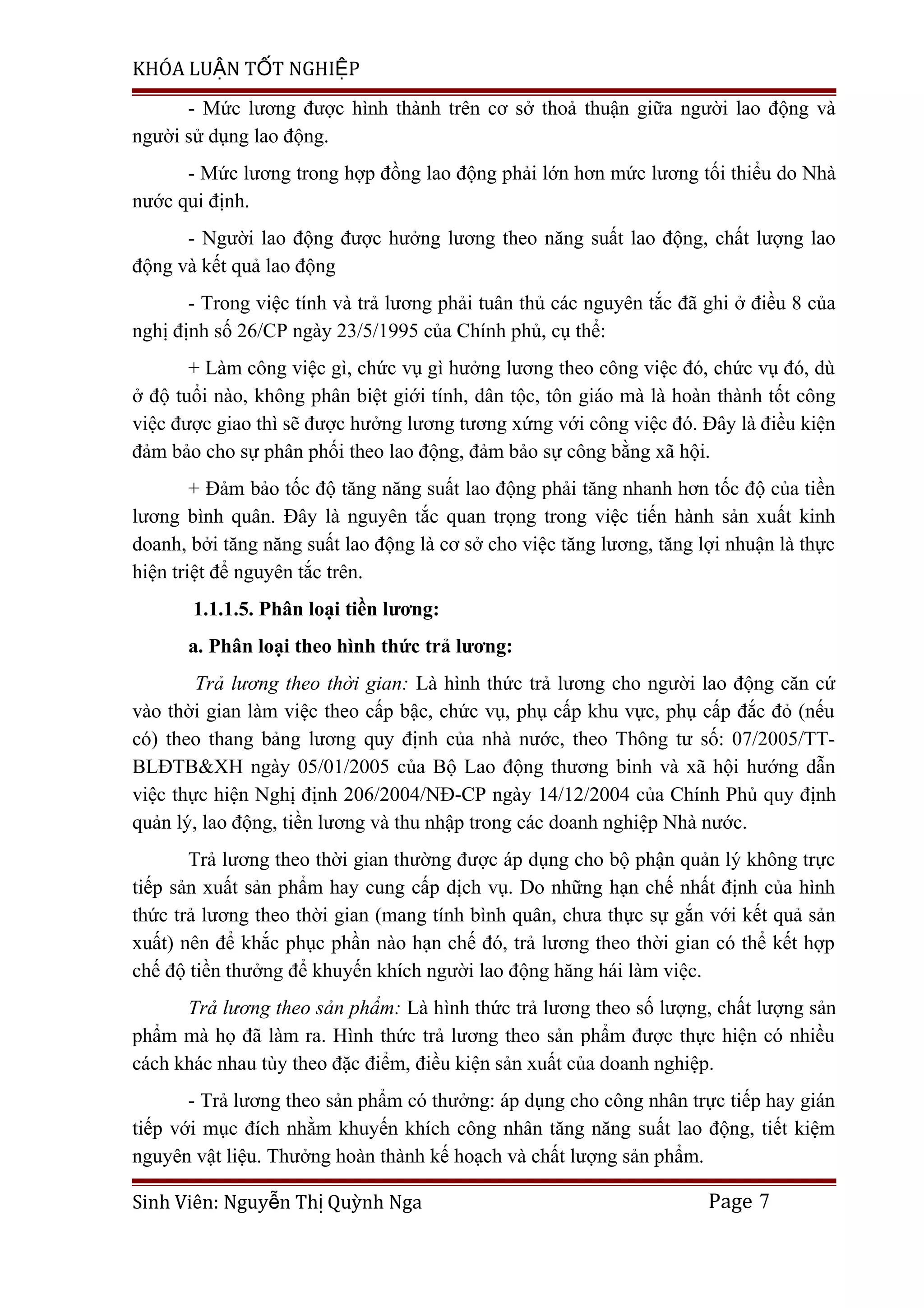 Khóa luận tốt nghiệp kế toán tiền lương và các khoản trích theo lương | DOC