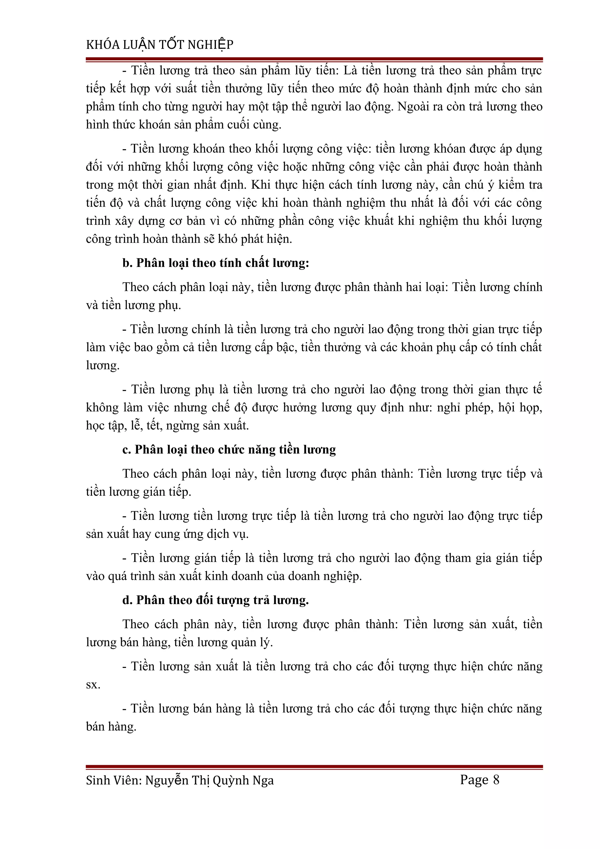 Khóa luận tốt nghiệp kế toán tiền lương và các khoản trích theo lương | DOC