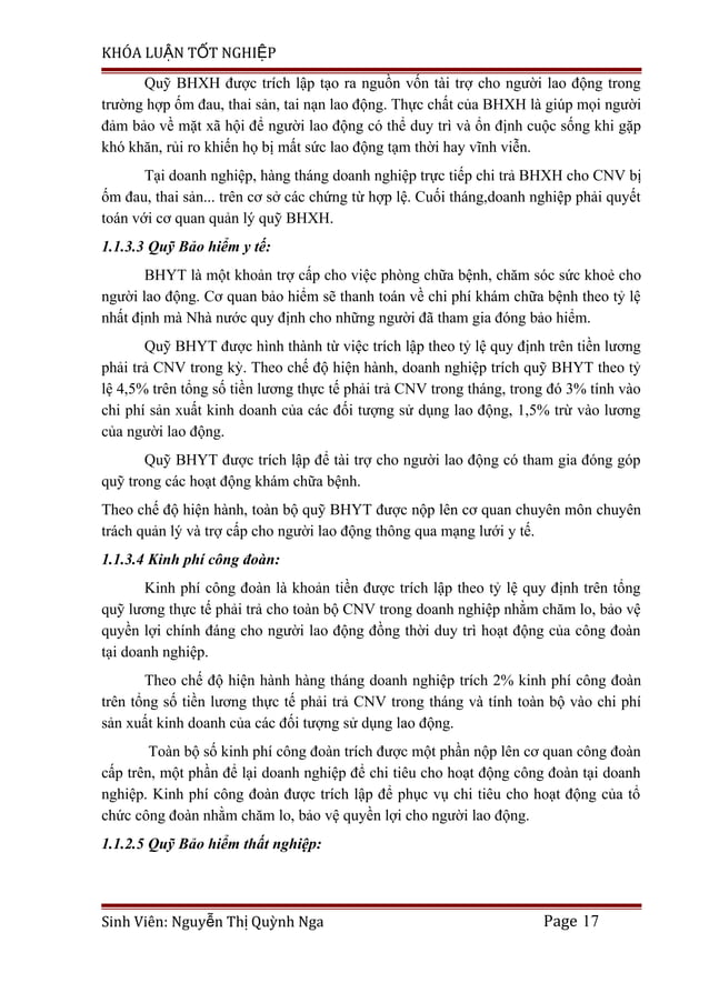 Khóa luận tốt nghiệp kế toán tiền lương và các khoản trích theo lương | DOC