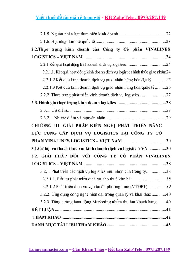 Khóa luận tốt nghiệp khoa Logistics và quản lý chuỗi cung ứng, 9 điểm.doc