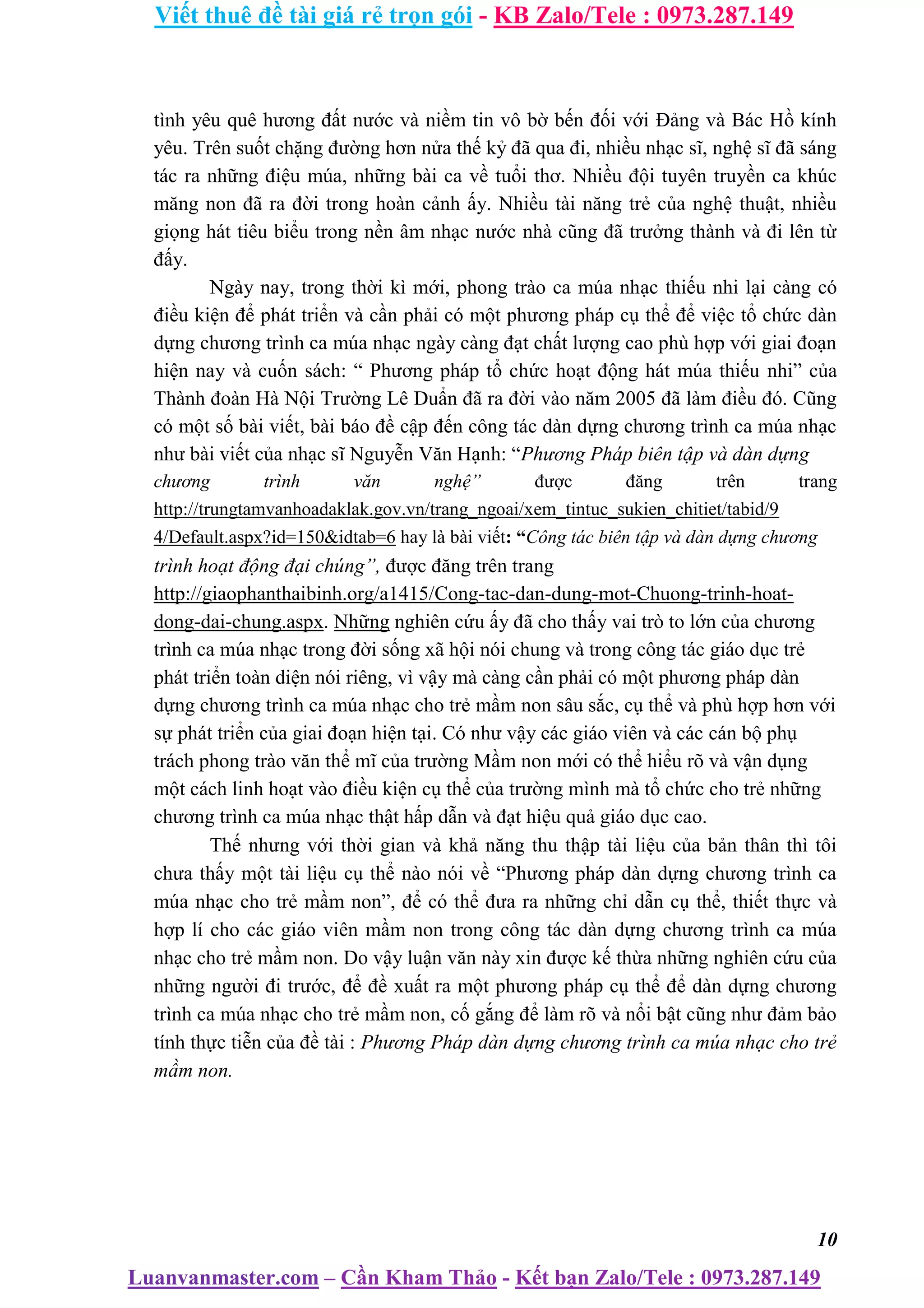 Khóa luận tốt nghiệp Khoa Sư phạm mầm non Trường Đại học Sư Phạm TpHCM.doc