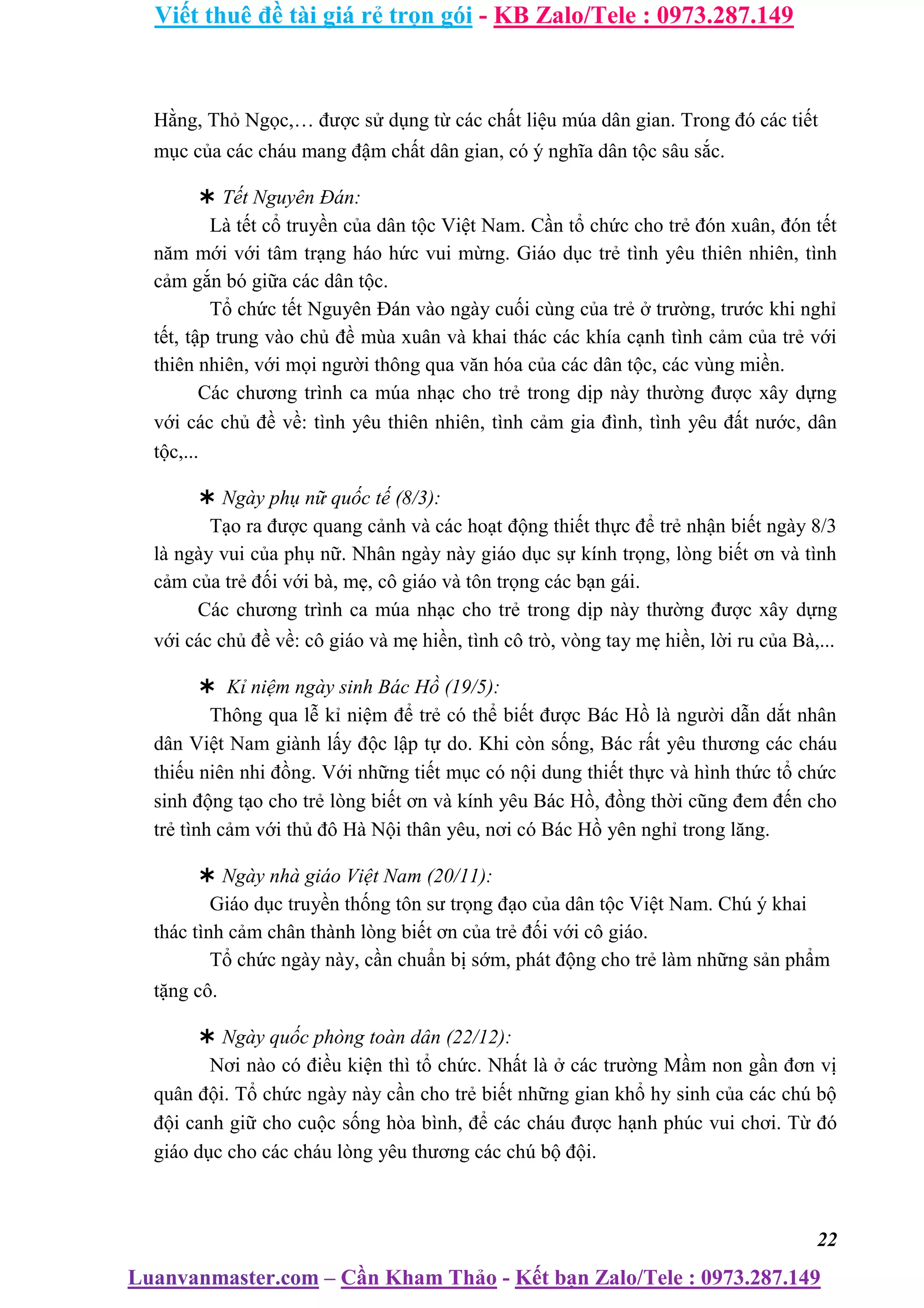 Khóa luận tốt nghiệp Khoa Sư phạm mầm non Trường Đại học Sư Phạm TpHCM.doc