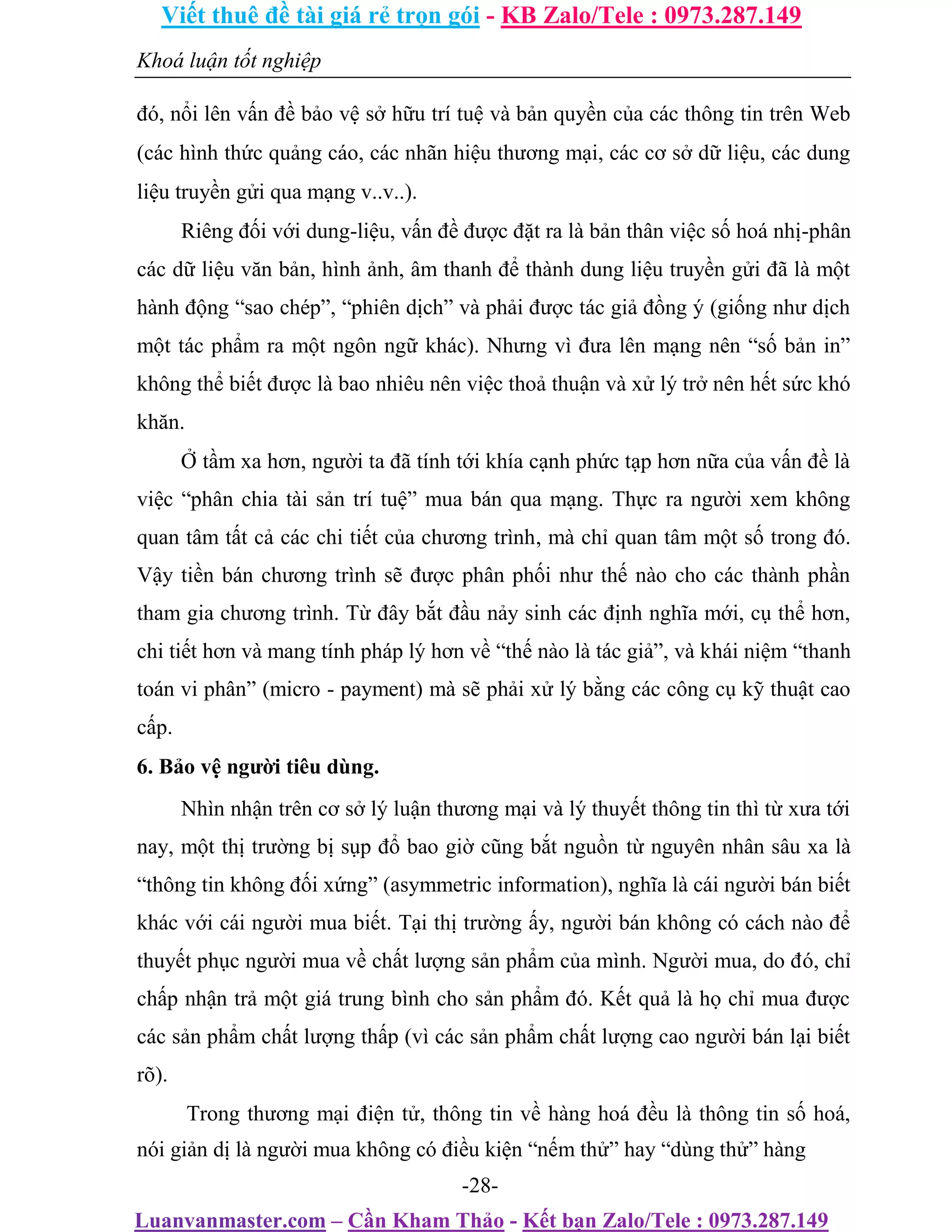 Khóa luận tốt nghiệp Khoa Thương mại Điện tử trường Đại học Ngoại Thương.doc