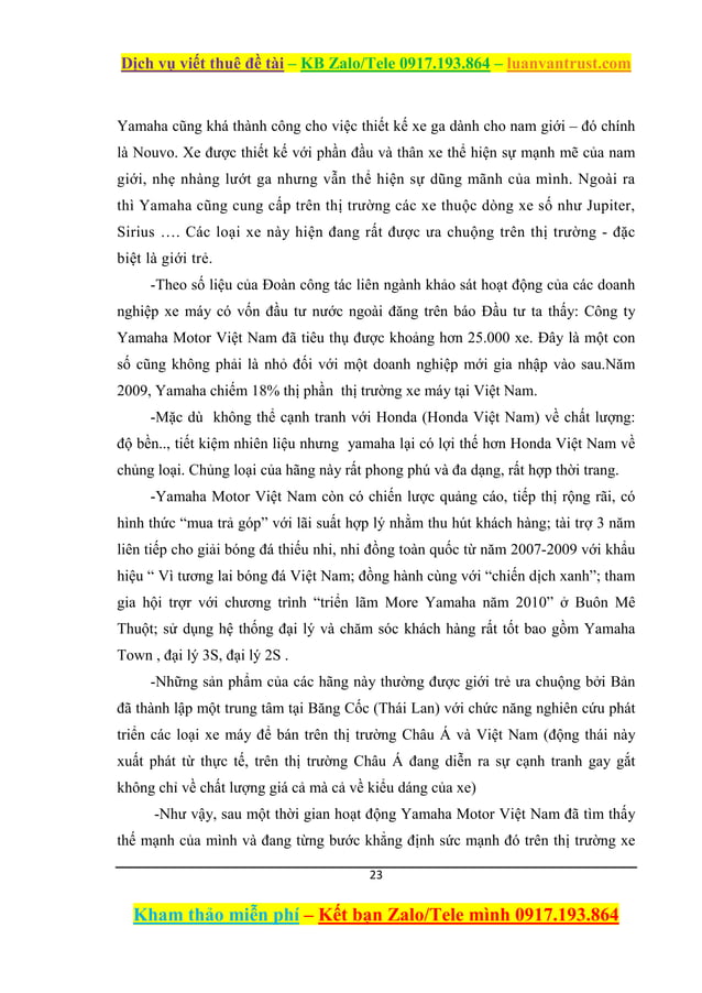 Khóa Luận Tốt Nghiệp Kế Hoạch Marketing Dòng Sản Phẩm Wave Của Honda.doc