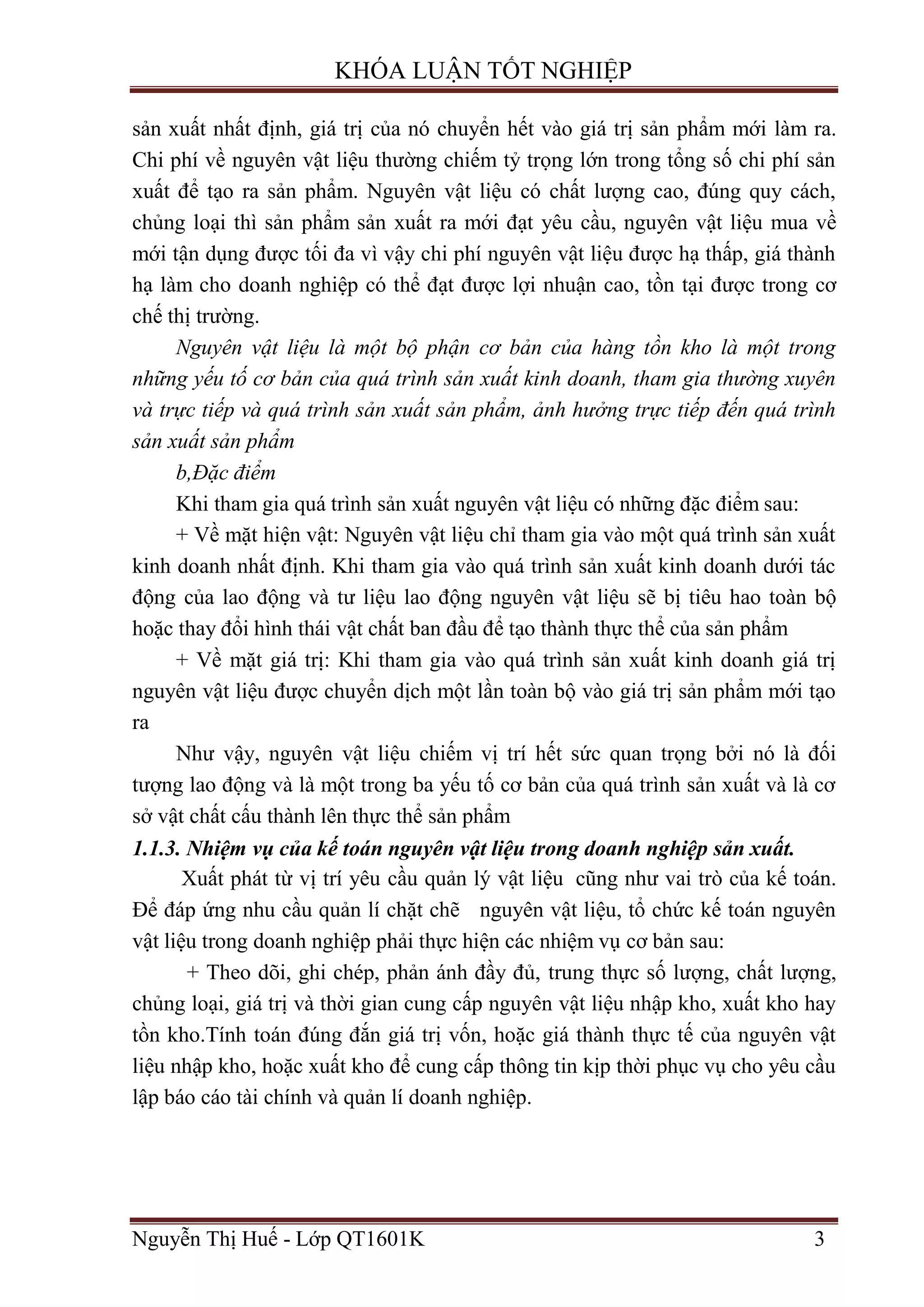 Khóa Luận Tốt Nghiệp Kế Toán Nguyên Vật Liệu Tại Công Ty Nhựa Phú Lâm | DOCX