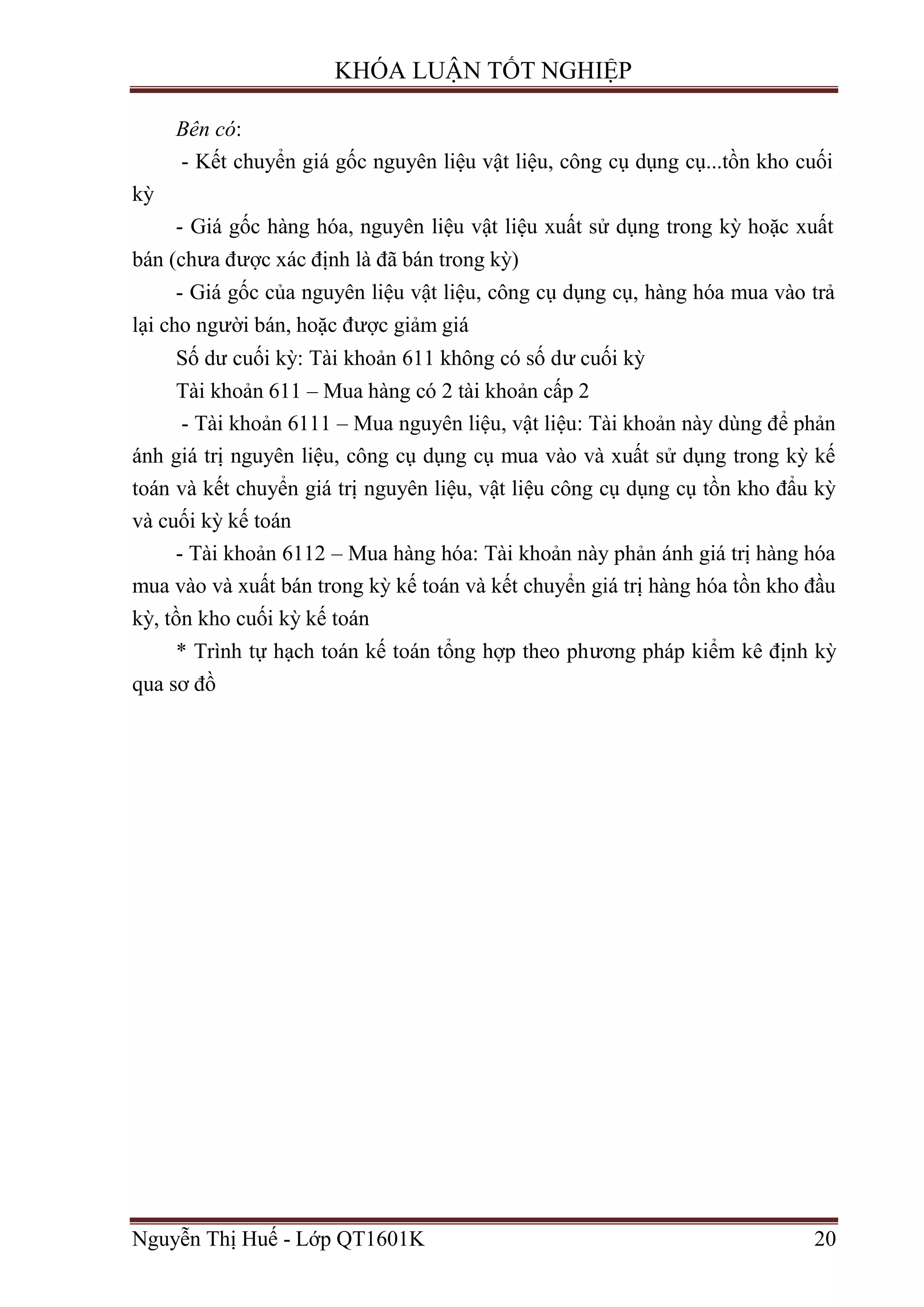 Khóa Luận Tốt Nghiệp Kế Toán Nguyên Vật Liệu Tại Công Ty Nhựa Phú Lâm | DOCX