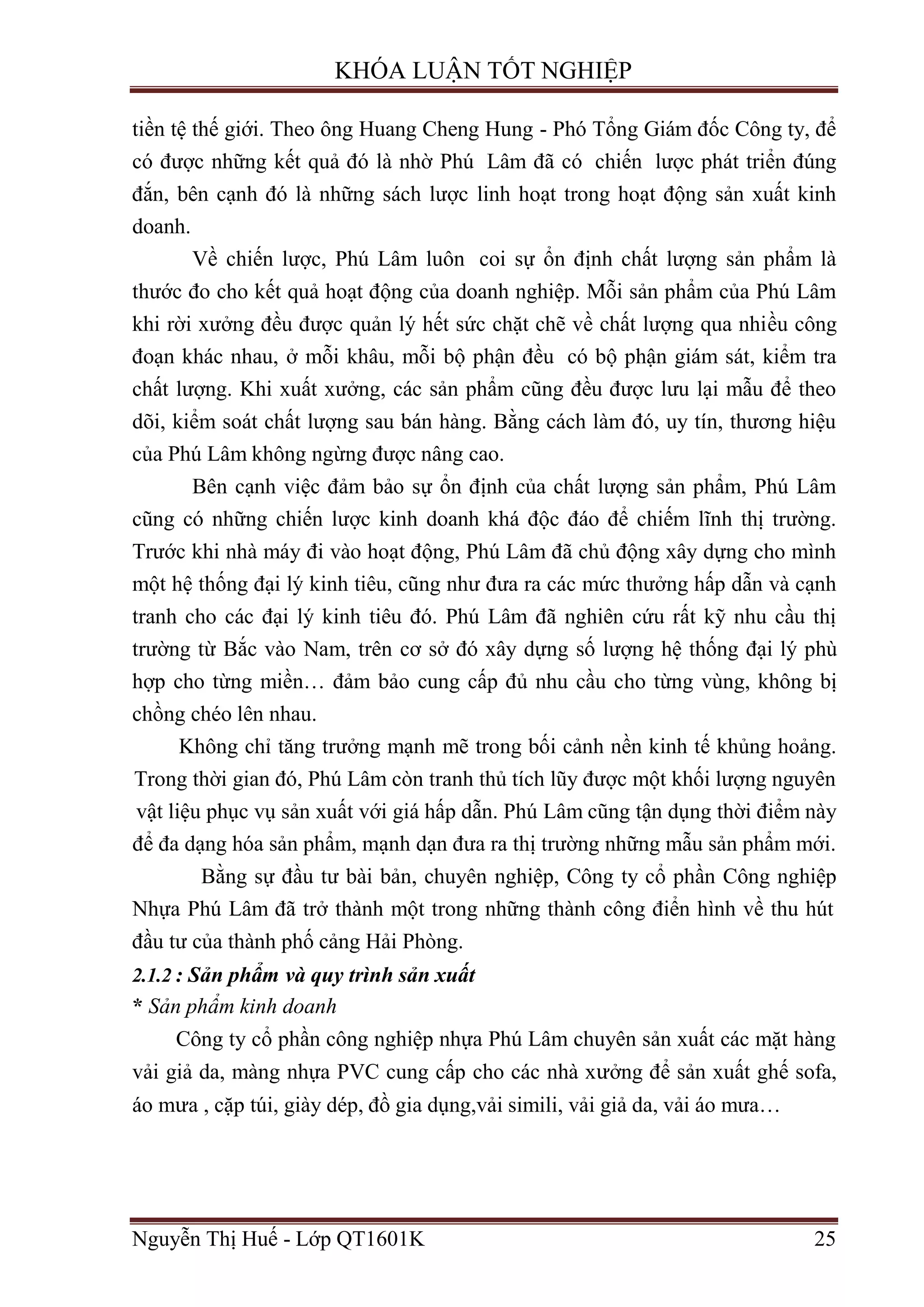 Khóa Luận Tốt Nghiệp Kế Toán Nguyên Vật Liệu Tại Công Ty Nhựa Phú Lâm | DOCX