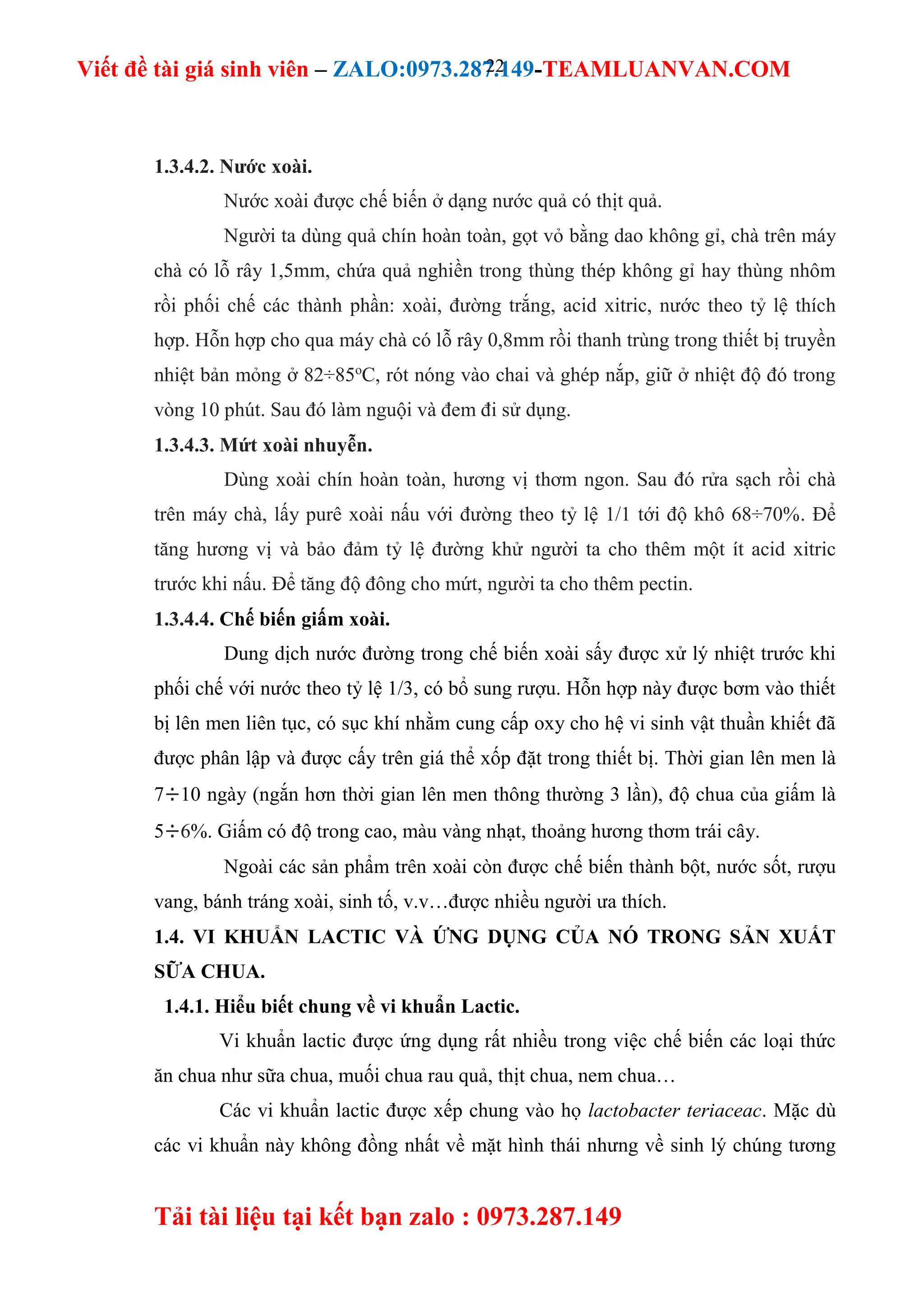 khóa luận tốt nghiệp nghieân cứu đề xuất quy trình sản xuất sữa chua xoài.doc