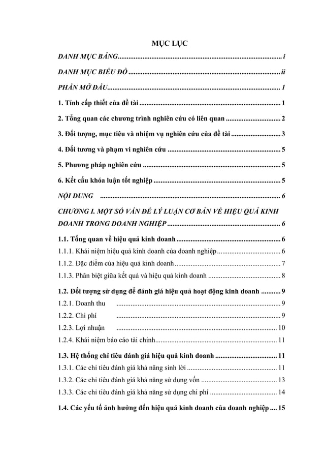 Khóa luận tốt nghiệp Nâng cao hiệu quả hoạt động kinh doanh của Công ty TNHH Thương mại và Xây ...