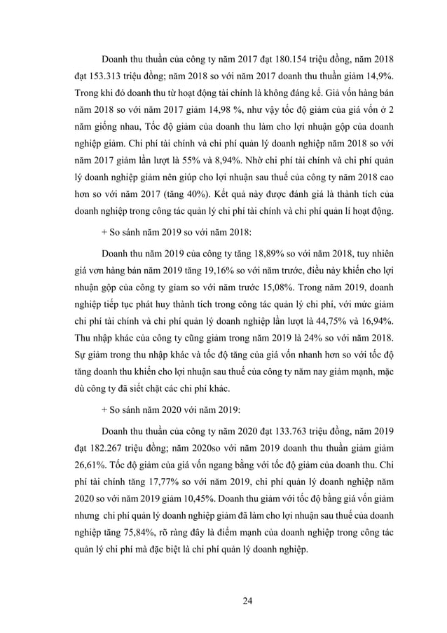 Khóa luận tốt nghiệp Nâng cao hiệu quả hoạt động kinh doanh của Công ty TNHH Thương mại và Xây ...