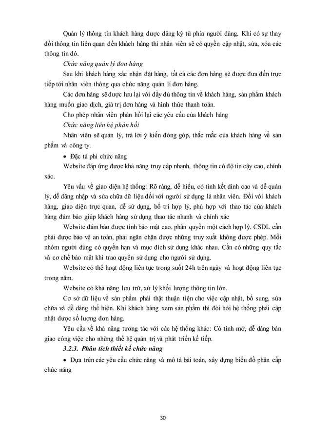 Khóa luận tốt nghiệp Phân tích thiết kế hệ thống website bán hàng trực tuyến tại Công ty Cổ phần ...