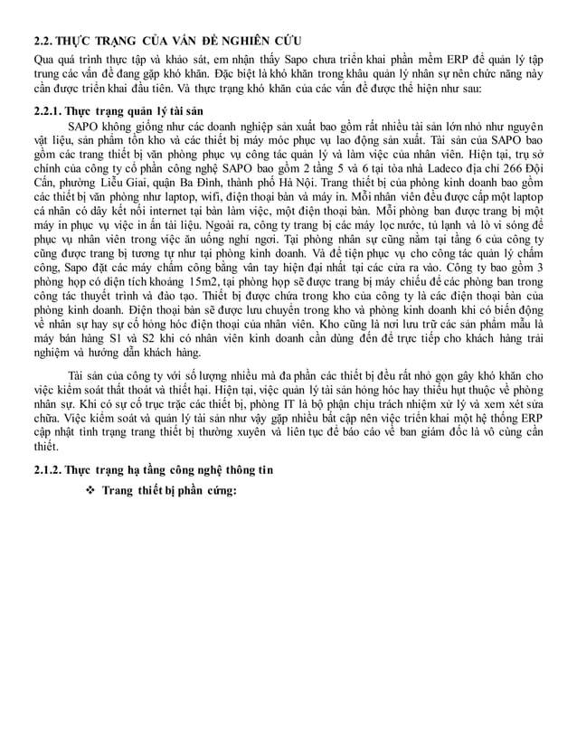 Khóa luận tốt nghiệp Phân tích và thiết kế phần mềm hoạch định nguồn lực doanh nghiệp ERP cho ...