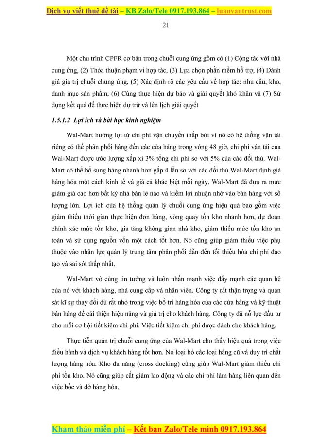 Khóa luận tốt nghiệp Quản lý chuỗi cung ứng Trường Đại học Kinh Tế TpHCM.doc