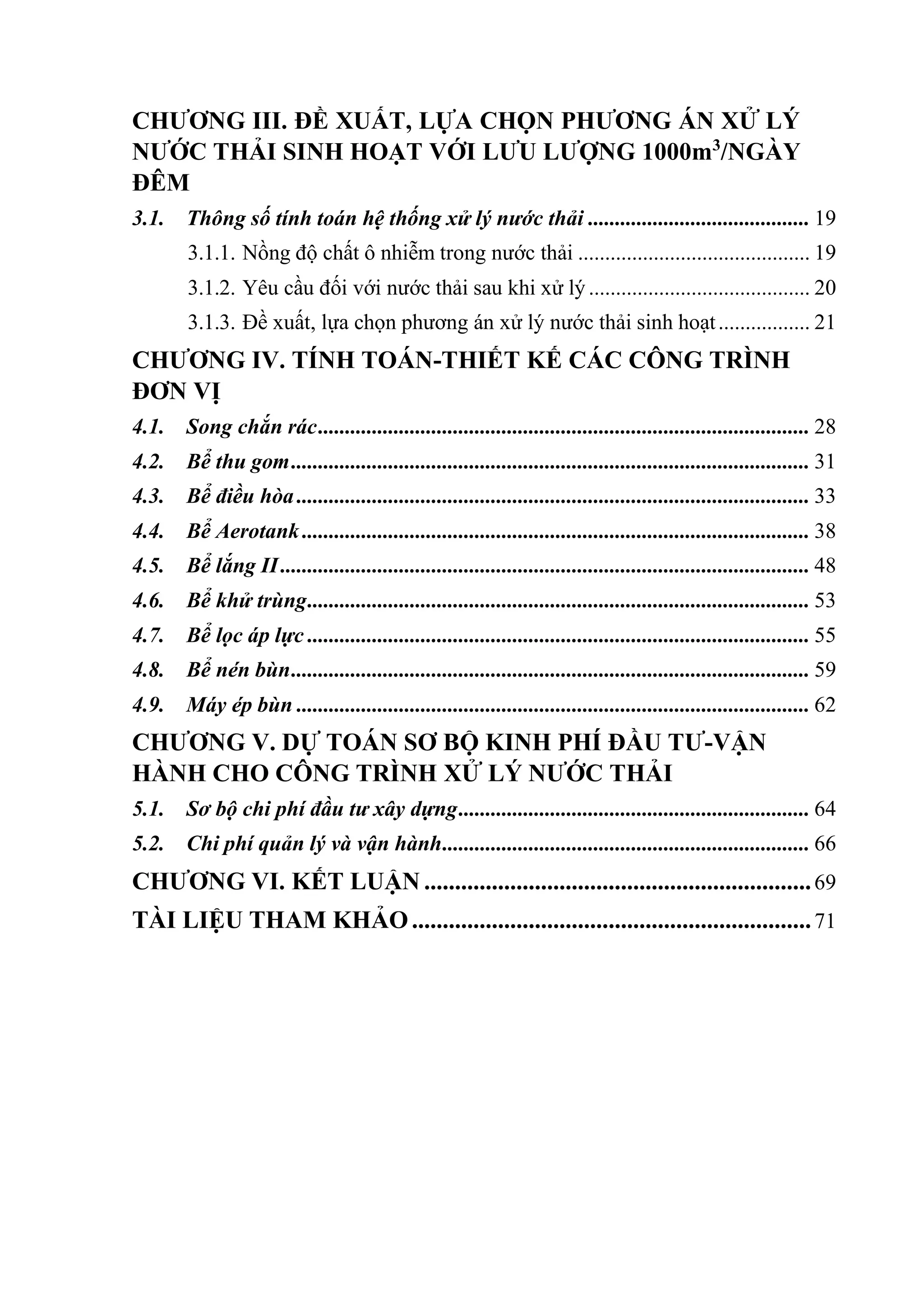 Khóa Luận Tốt Nghiệp Thiết Kế Hệ Thống Xử Lý Nước Thải Sinh Hoạt Công Suất 1000m³ Trên Ngày Đêm ...