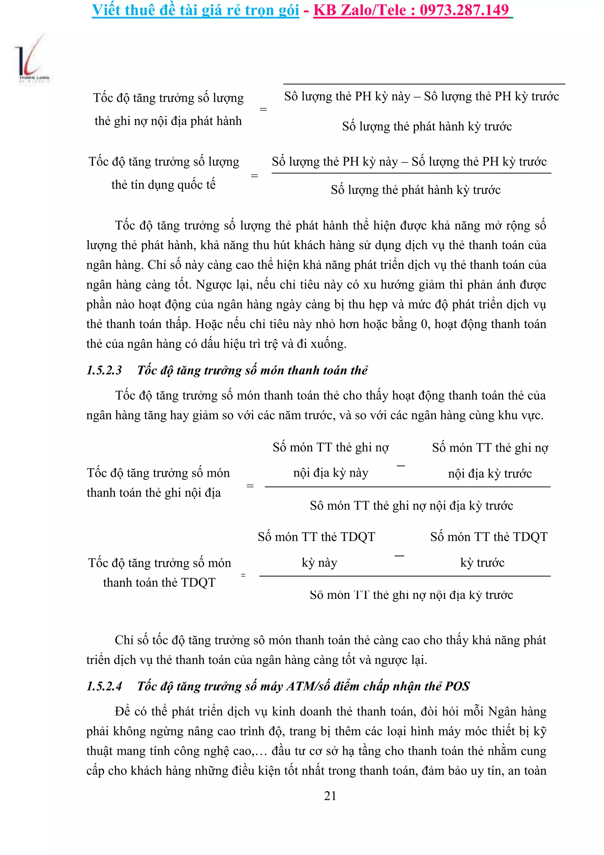 Khóa Luận Tốt Nghiệp Thẻ Thanh Toán Của Ngân Hàng Việt Nam.docx