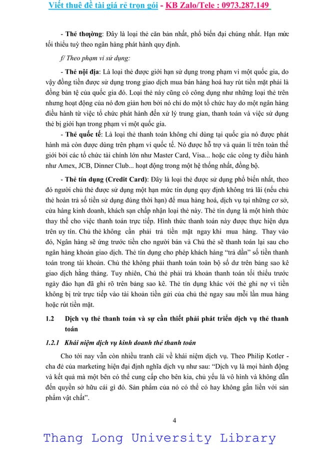 Khóa Luận Tốt Nghiệp Thẻ Thanh Toán Của Ngân Hàng Việt Nam.docx