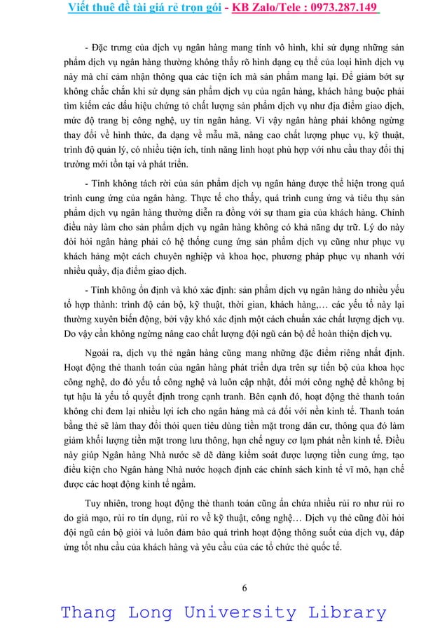 Khóa Luận Tốt Nghiệp Thẻ Thanh Toán Của Ngân Hàng Việt Nam.docx