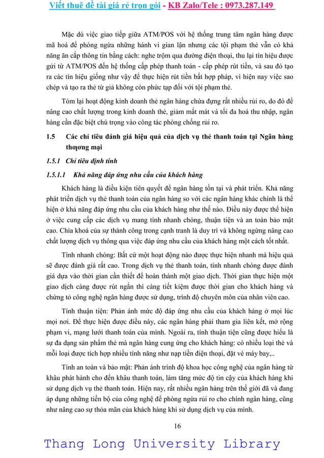Khóa Luận Tốt Nghiệp Thẻ Thanh Toán Của Ngân Hàng Việt Nam.docx