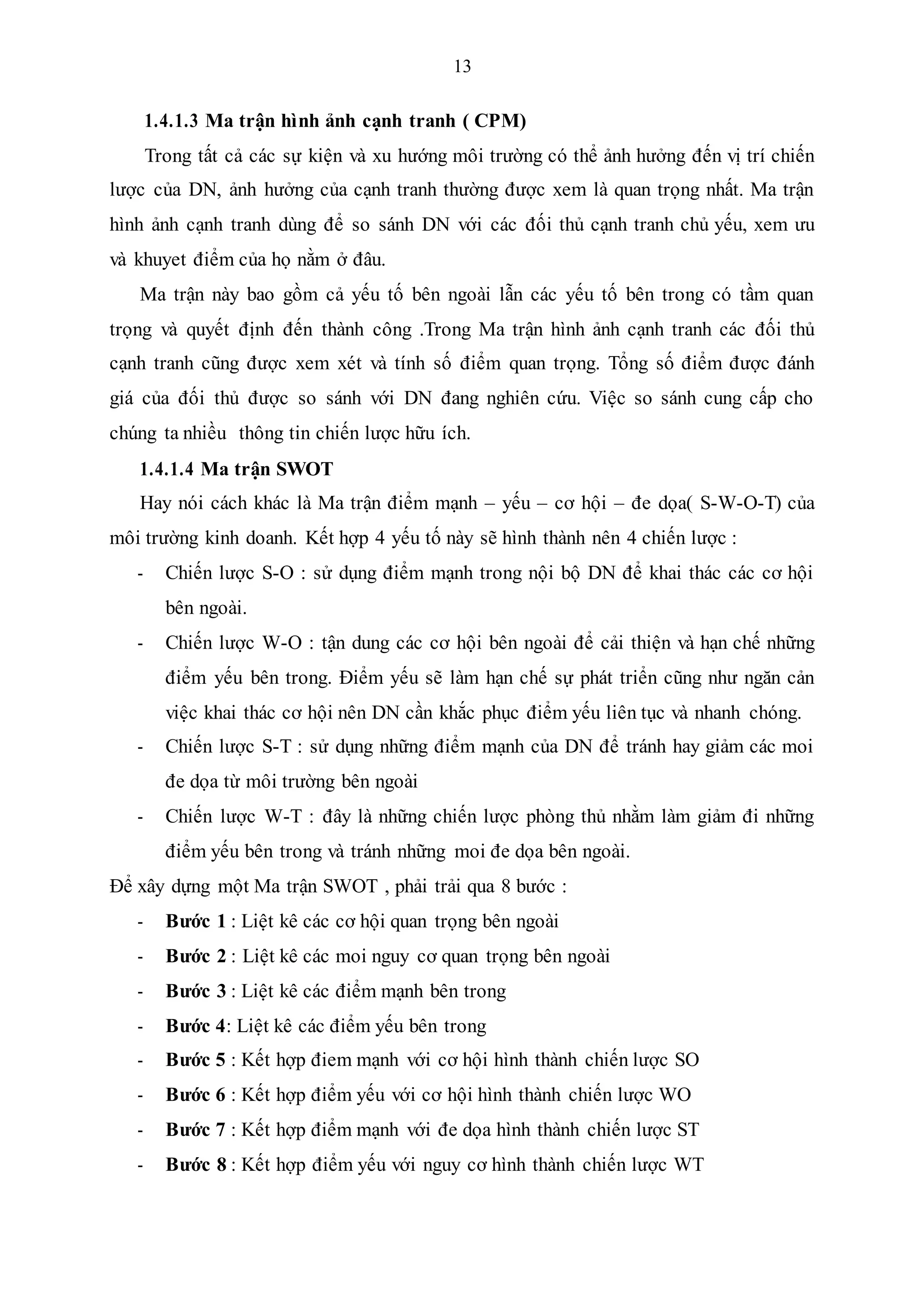 Khóa Luận Tốt Nghiệp Xây Dựng Chiến Lược Kinh Doanh Tại Nhà Hàng | DOCX