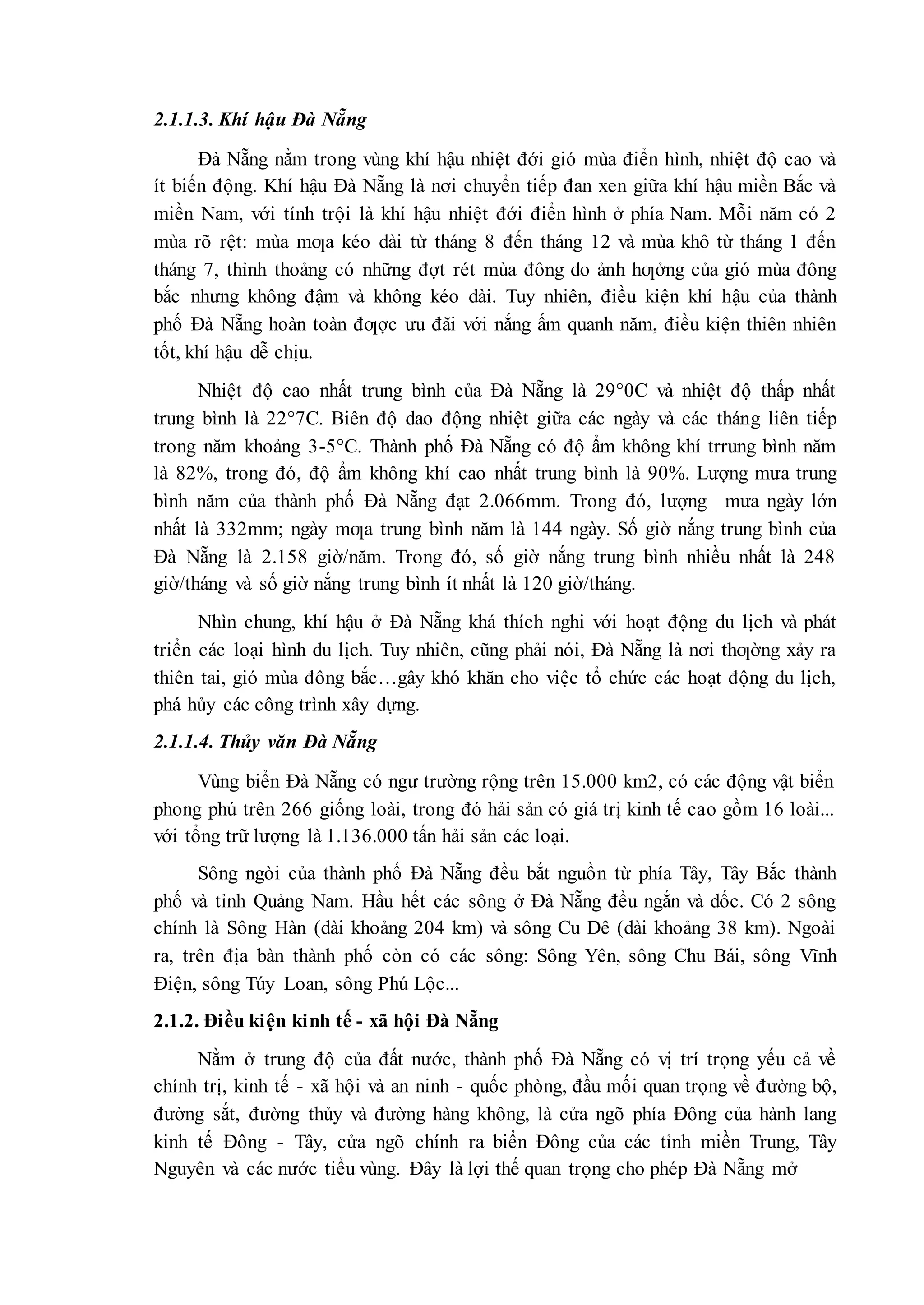 Khóa Luận Tốt Nghiệp Xây Dựng Chương Trình Du Lịch Đà Nẵng - Quảng Trị | DOCX