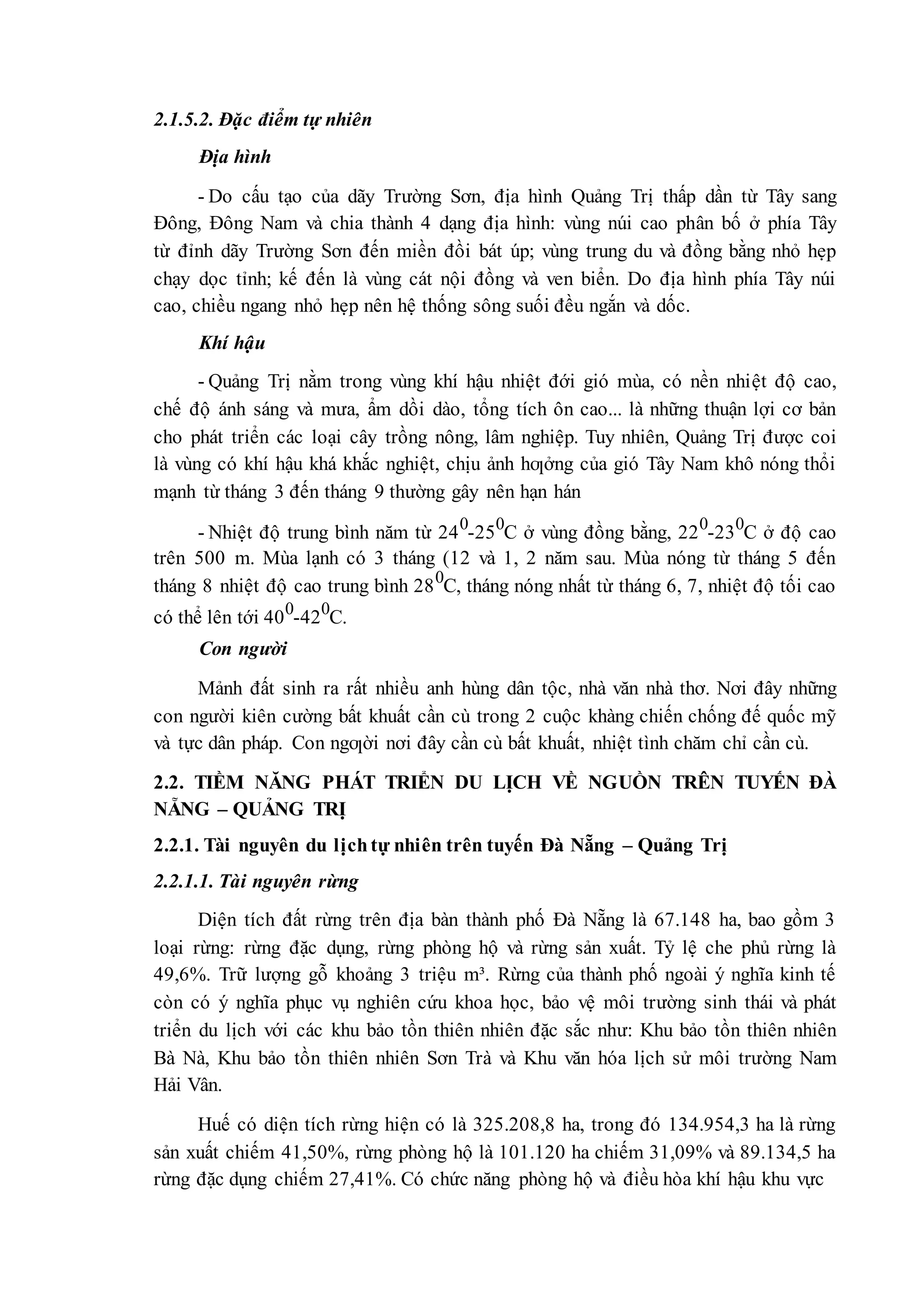 Khóa Luận Tốt Nghiệp Xây Dựng Chương Trình Du Lịch Đà Nẵng - Quảng Trị | DOCX