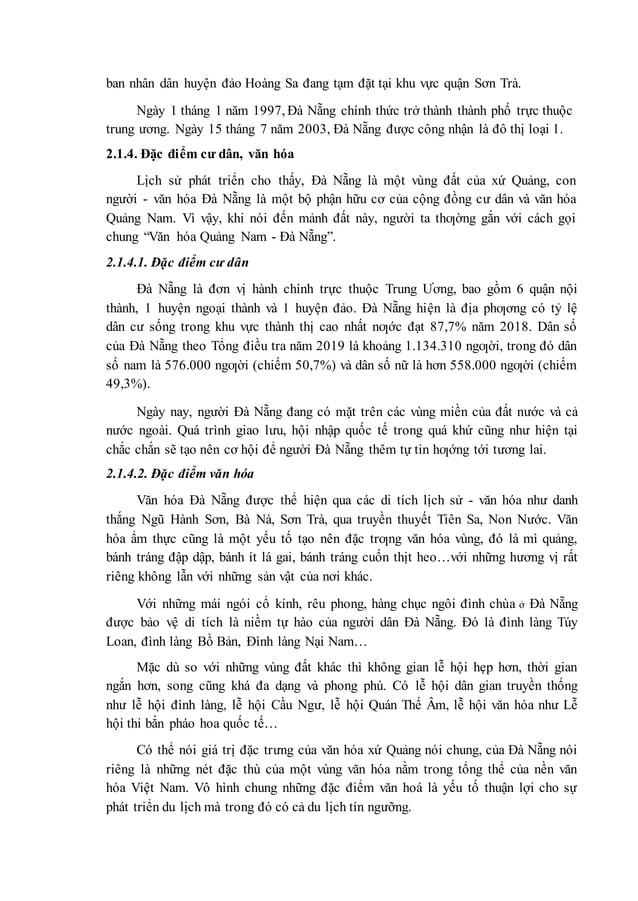 Khóa Luận Tốt Nghiệp Xây Dựng Chương Trình Du Lịch Đà Nẵng - Quảng Trị | DOCX