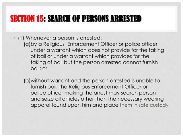 Khalwat raid return presentation | PPTX | Crime & Harmful Acts to ...