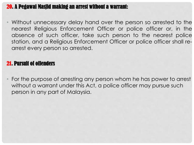 Khalwat raid return presentation | PPTX | Crime & Harmful Acts to ...