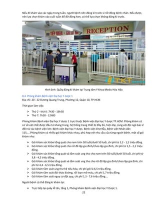 Hướng dẫn khám sức khỏe tổng quát | PDF