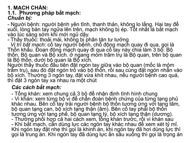 Kham yhct. tong hop | PPTX