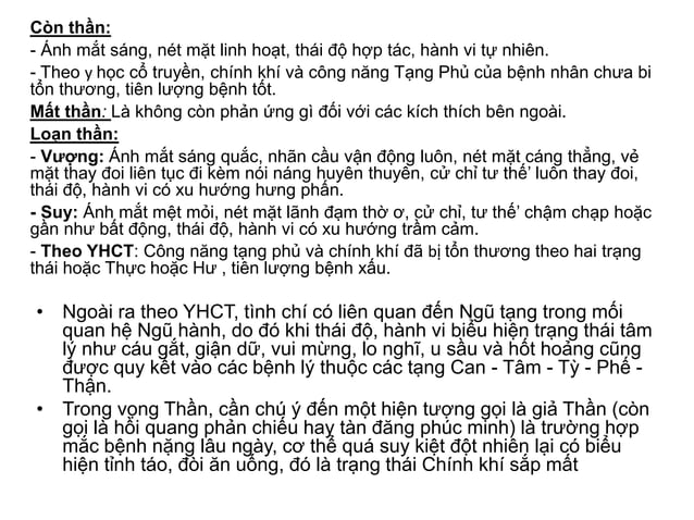 Kham yhct. tong hop | PPTX