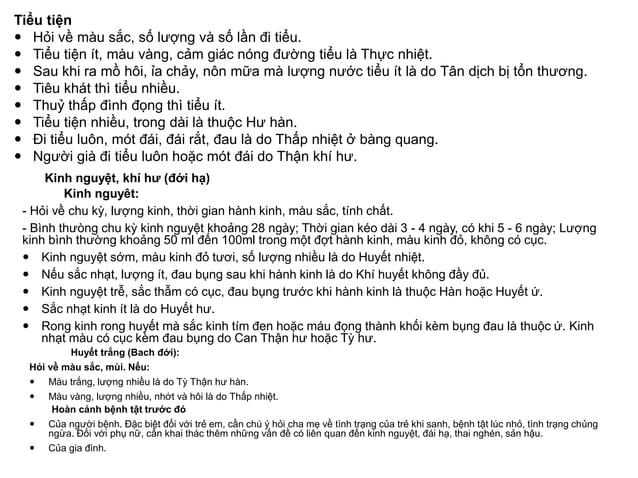 Kham yhct. tong hop | PPTX