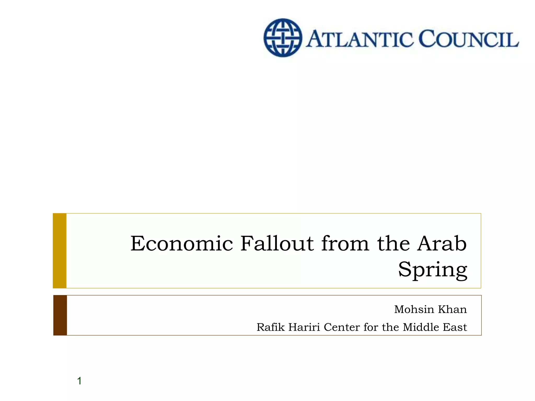 Economic Fallout from the Arab | PPT