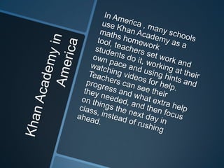 Khan academy presentation final | PPTX