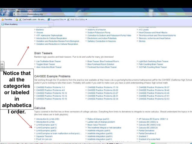 Khan Academy Presentation Notes | PPT