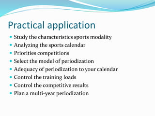 periodization in sports training | PPTX