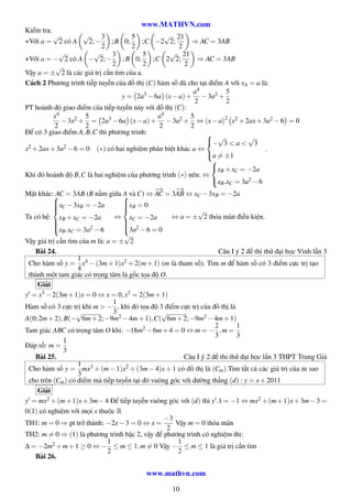 Khao sat ham so 50 cau | PDF