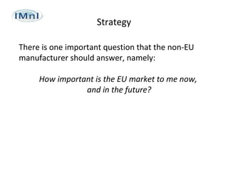 EU REACH Only Representative (OR) | PPT