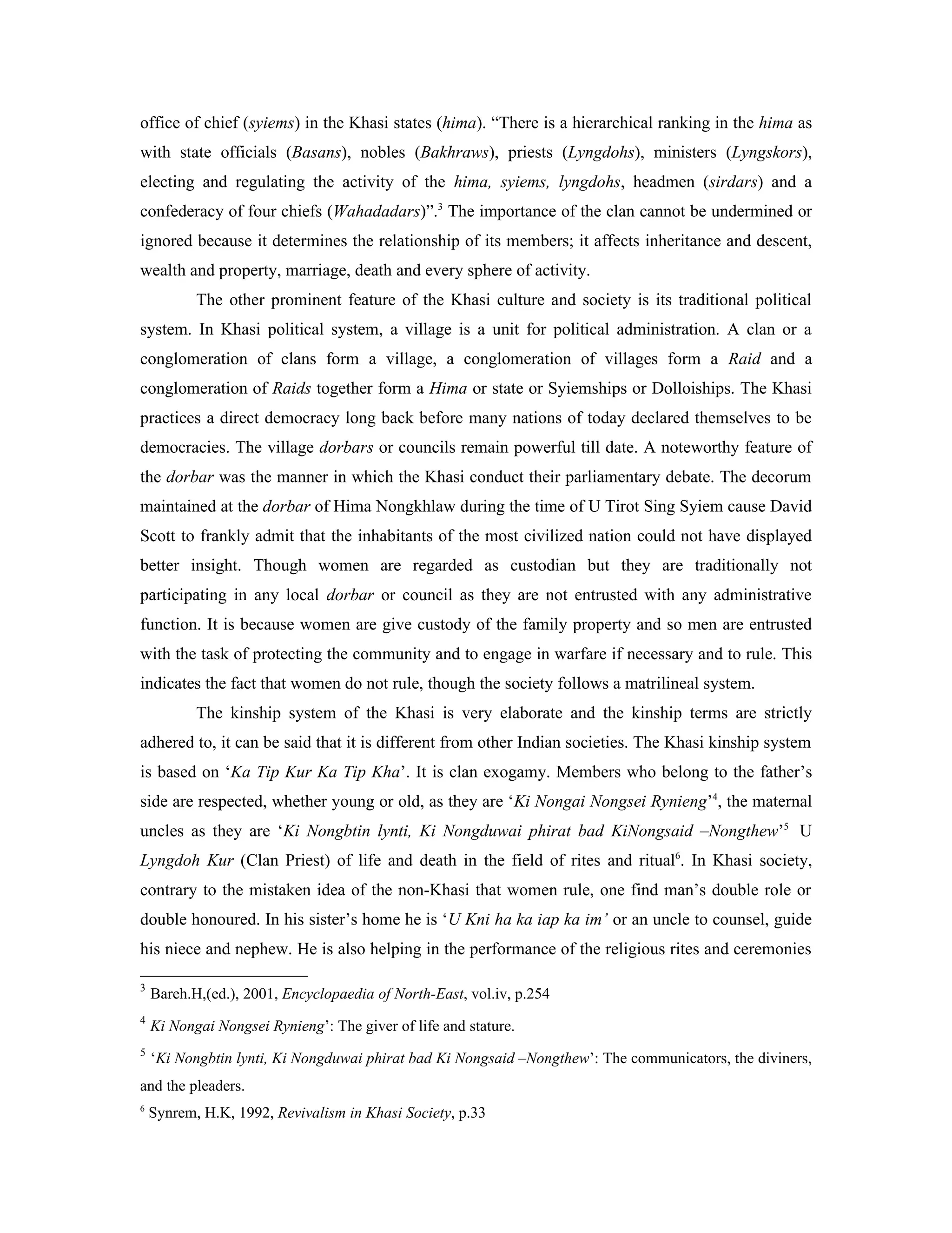 Khasi Culture and Society | DOC