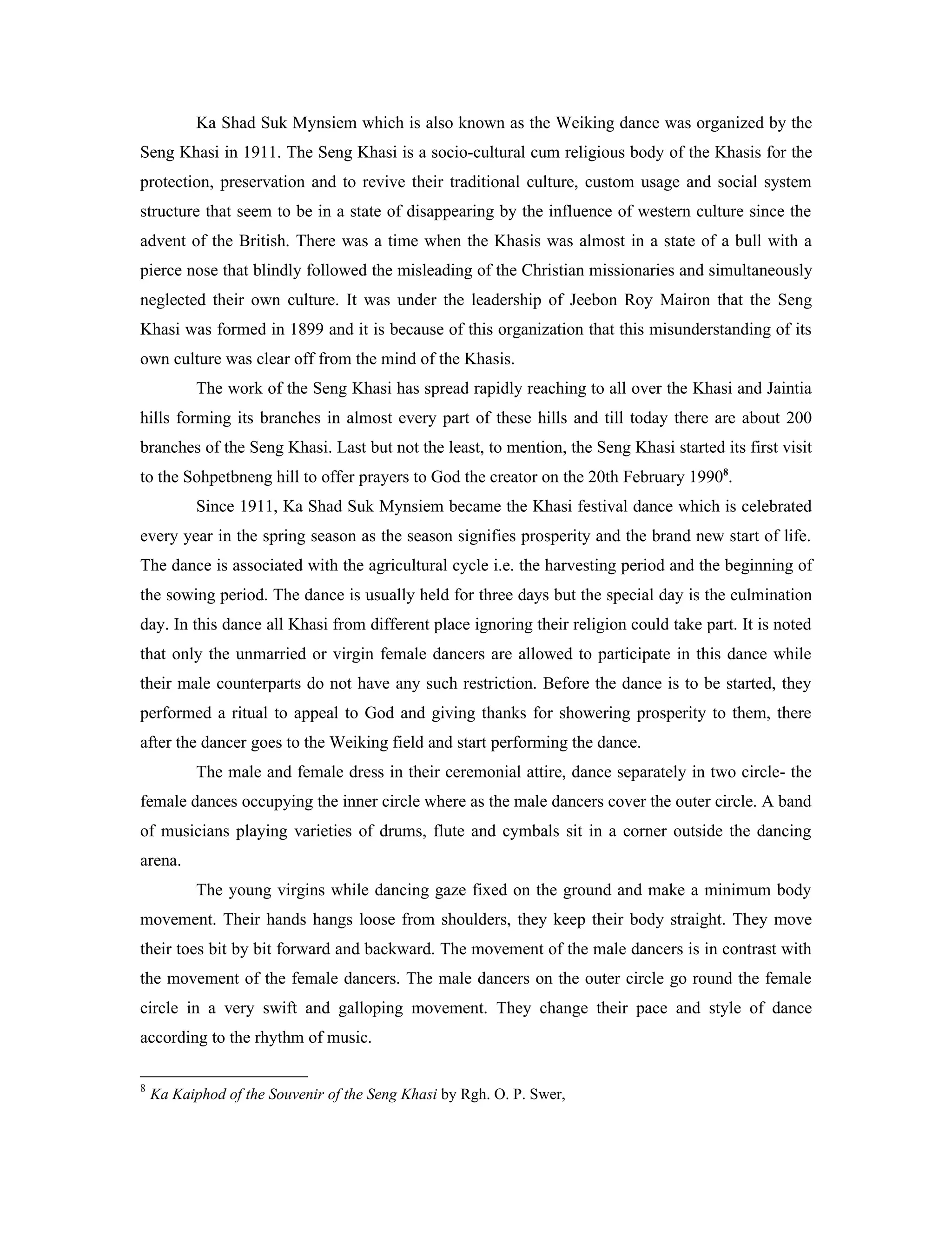 Khasi Culture and Society | DOC