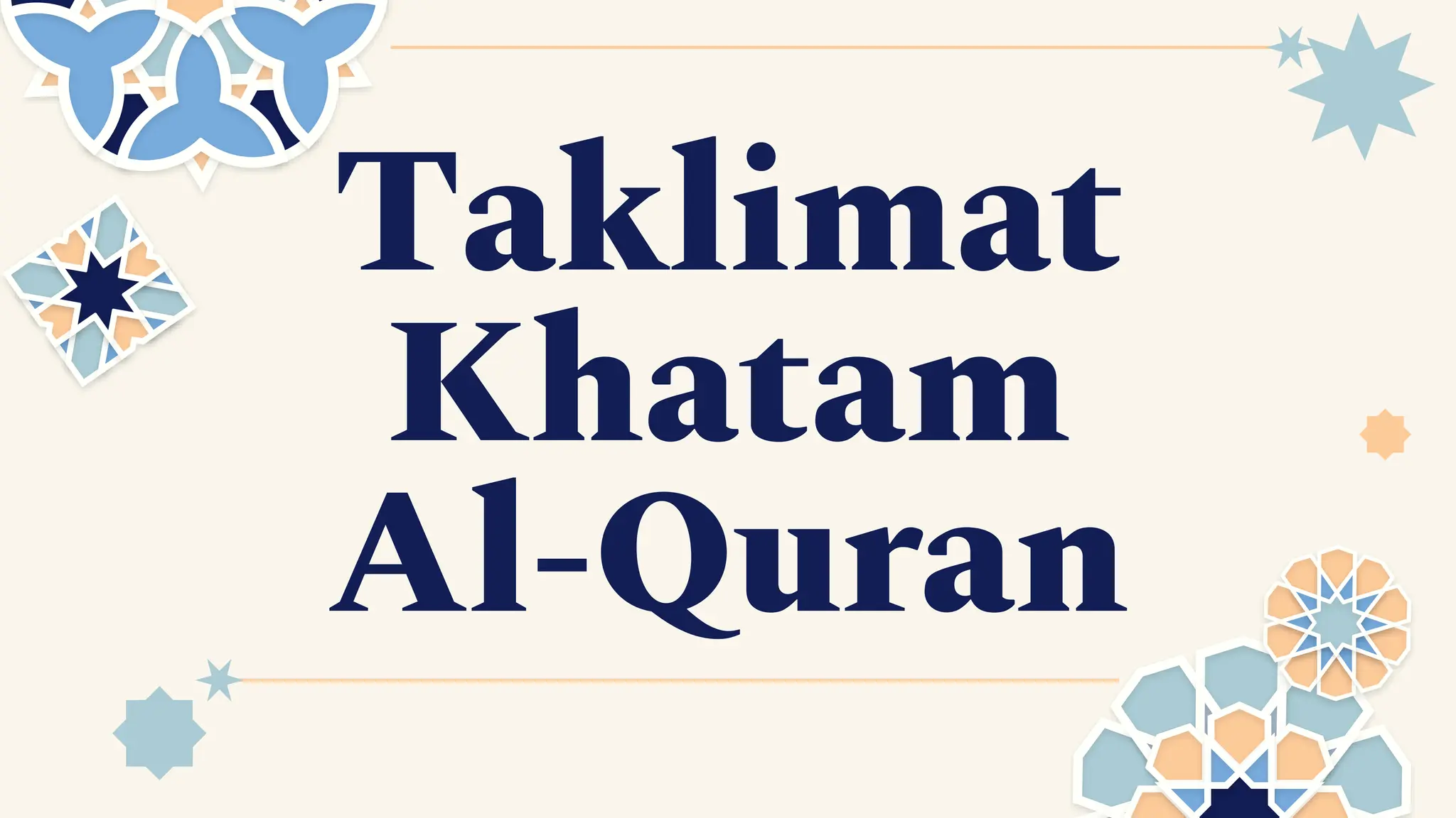 Majlis Khatam Al-Quran-majlis khtam quran-tatacara khatam alquran.pptx