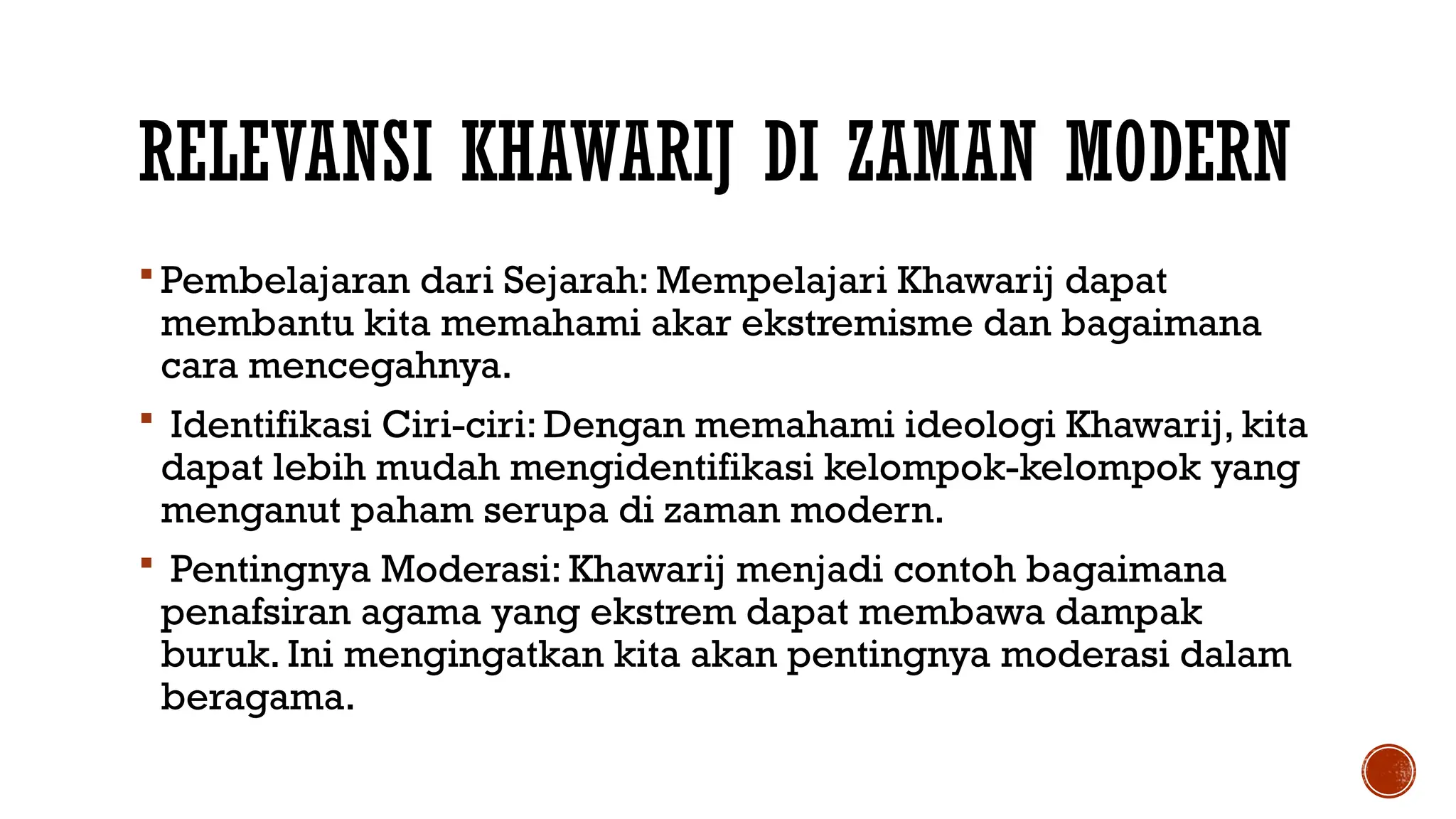 Khawarij dan corak pemikirannya.pptx oke | PPT