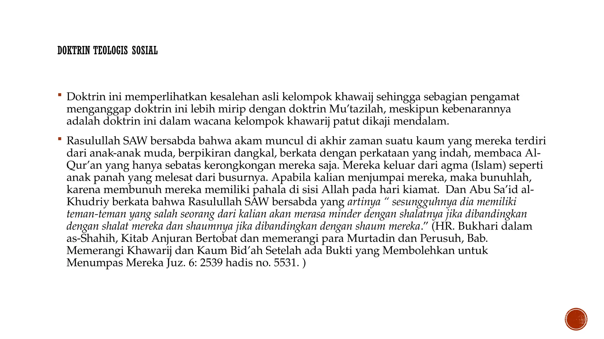 Khawarij dan corak pemikirannya.pptx oke | PPT