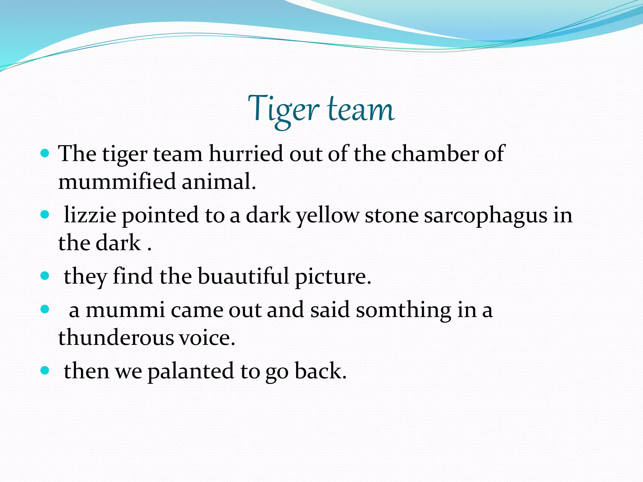 tiger team | PPTX