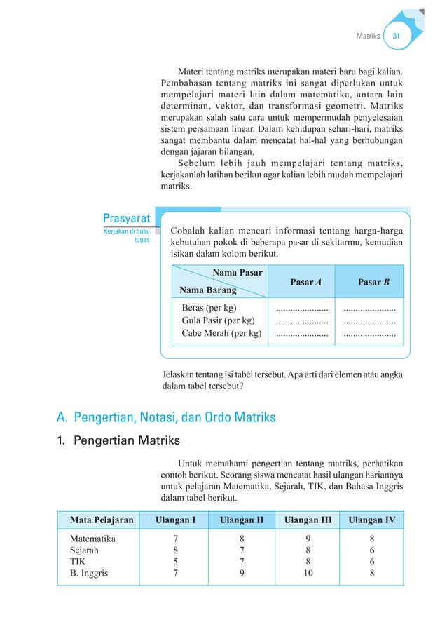Khazanah matematika sma kelas xii (bahasa) rosihan ari-2009 | PDF
