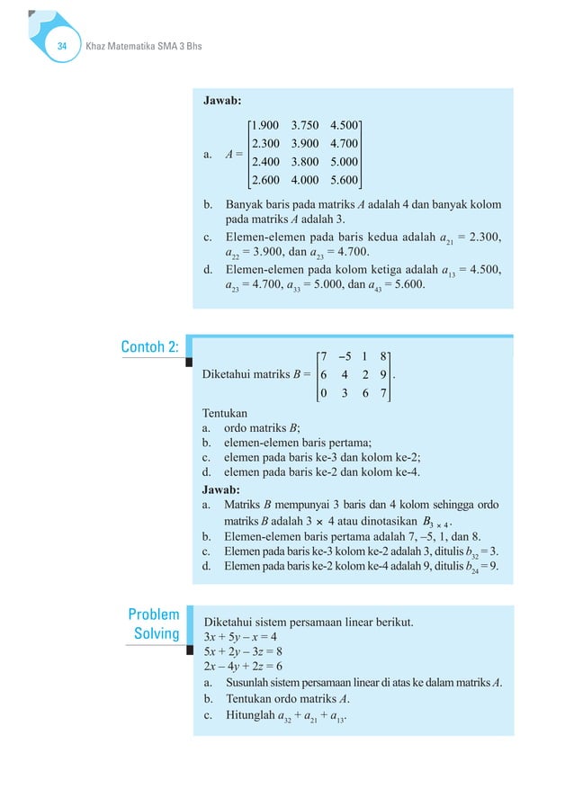 Khazanah matematika sma kelas xii (bahasa) rosihan ari-2009 | PDF