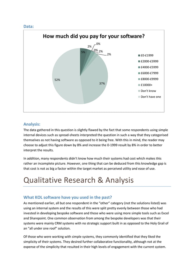 KOL Software Survey Report | PDF | Shareware and Freeware | Computer ...